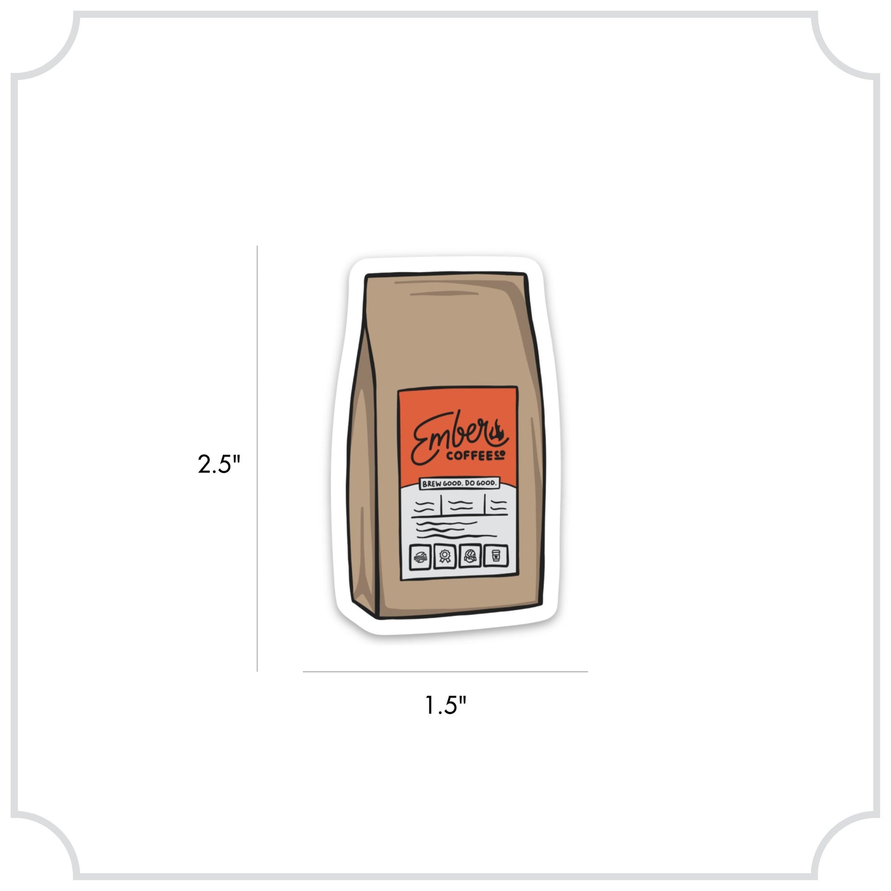 Ember Coffee Bag Sticker | Ember Coffee Co.